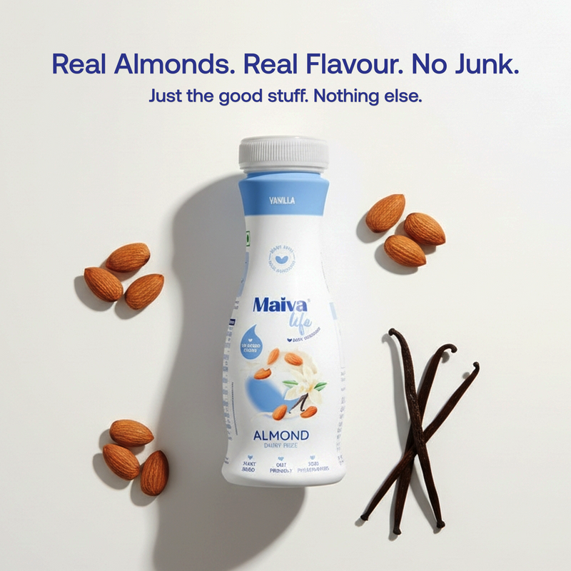 Buy Vanilla Almond Milk Online - Delicious & Creamy | Maiva