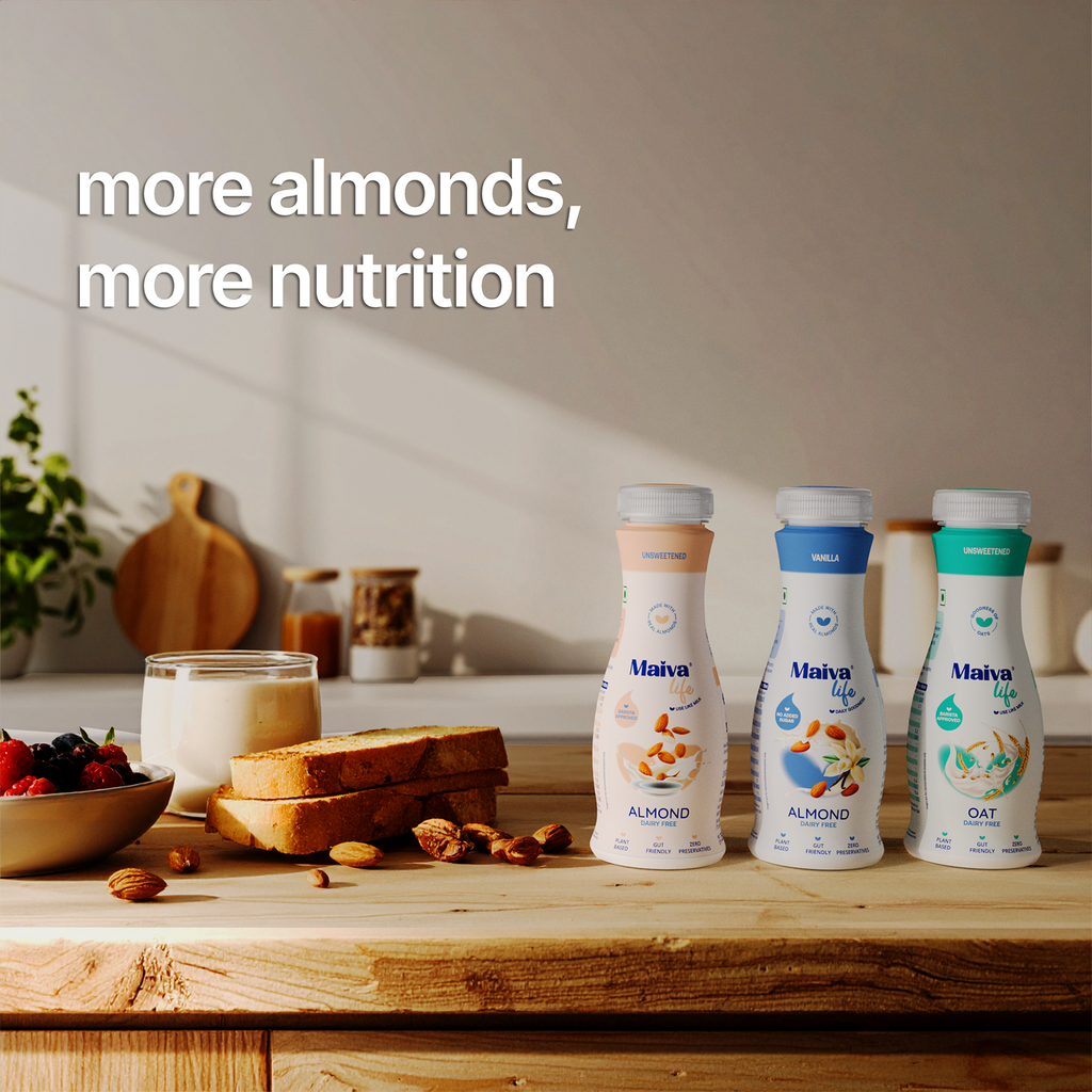 Shop Maiva Plant Milk Range – Almond & Oat Vegan Milks