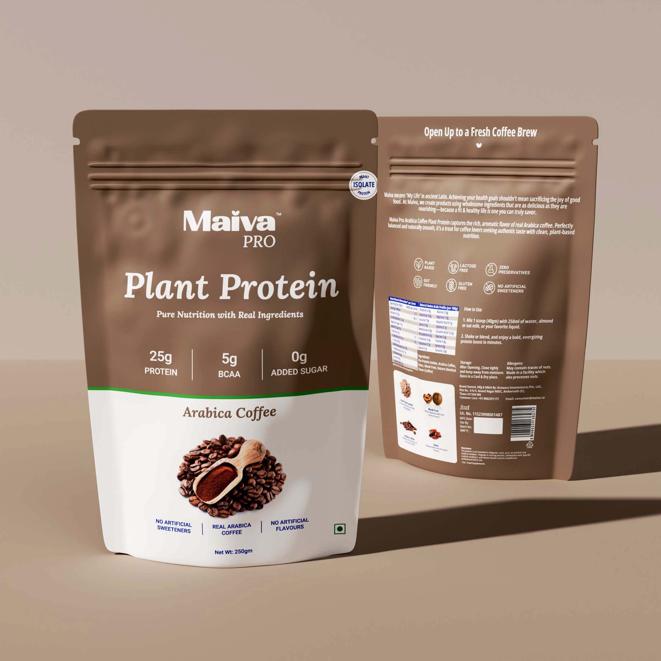 Buy Maiva Pro Coffee Plant Protein – Delicious Vegan Protein